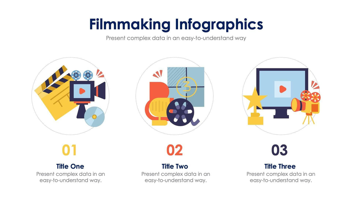 Filmmaking Slide Infographic Template S02032305 – Infografolio