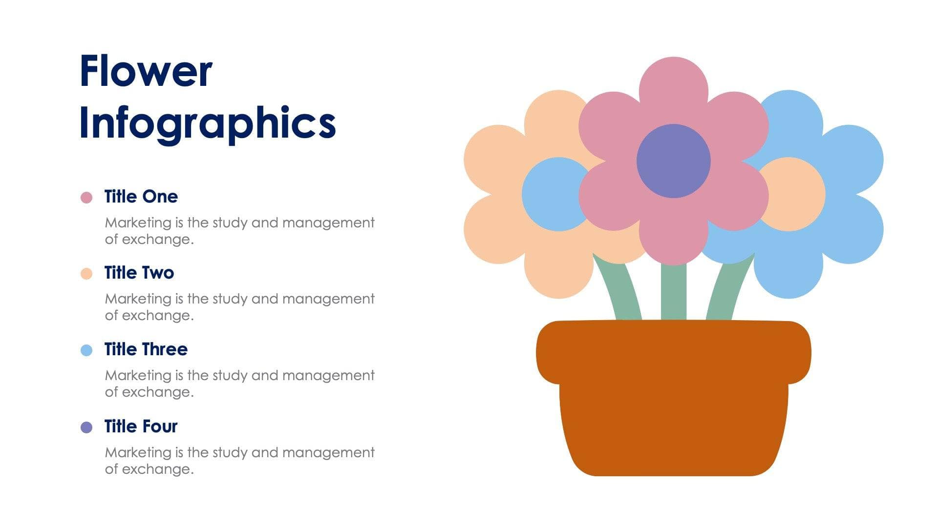 Flower Slide Infographic Template S12192302 | Infografolio