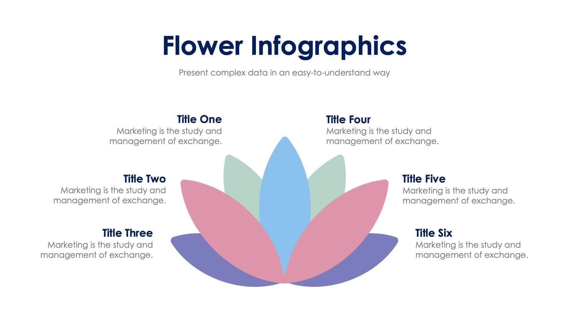 Flower Slide Infographic Template S12192304 | Infografolio