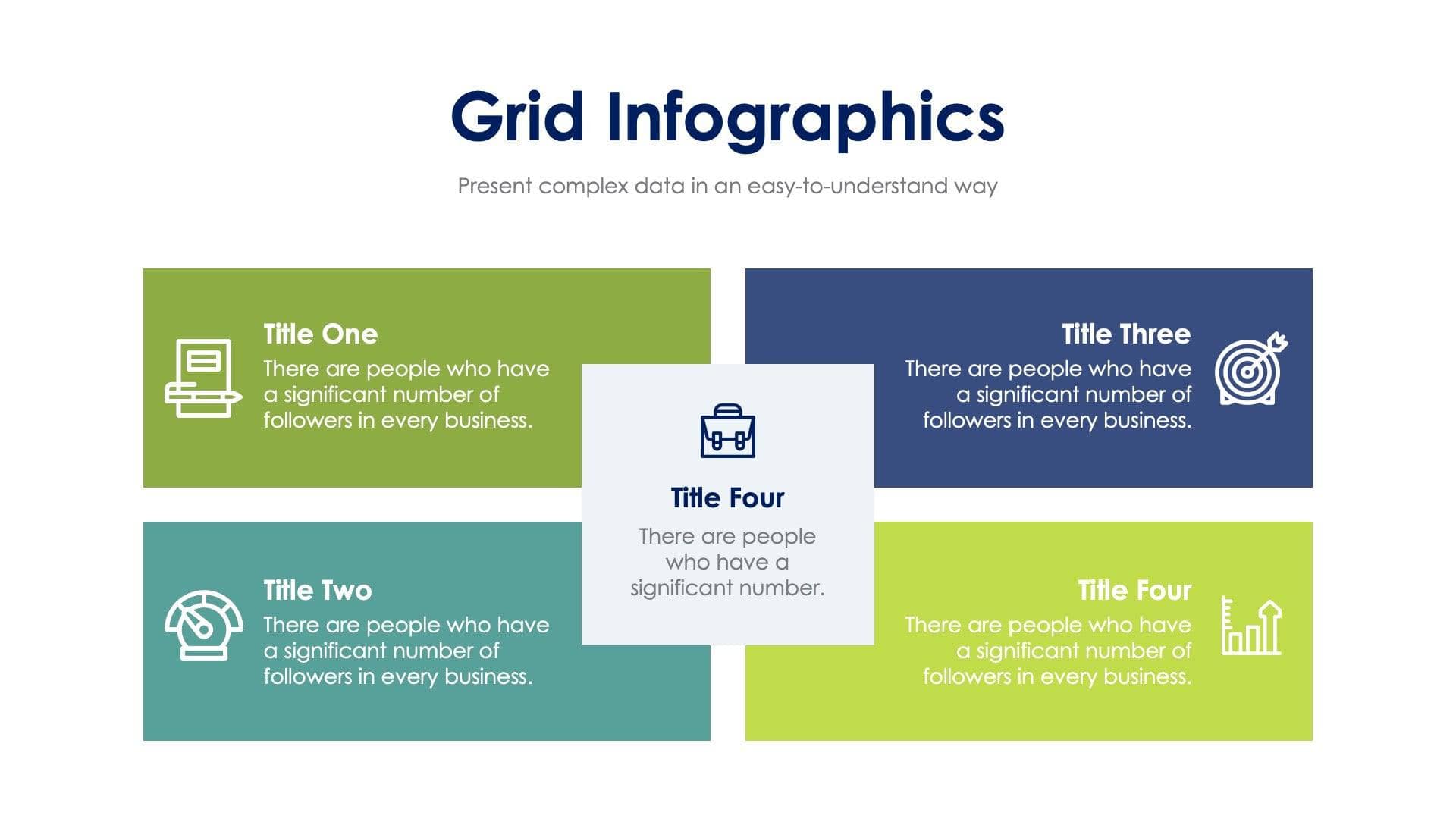 Grid Slide Infographic Template S12192301 | Infografolio