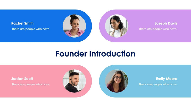 Founder Introduction Slides | Infografolio