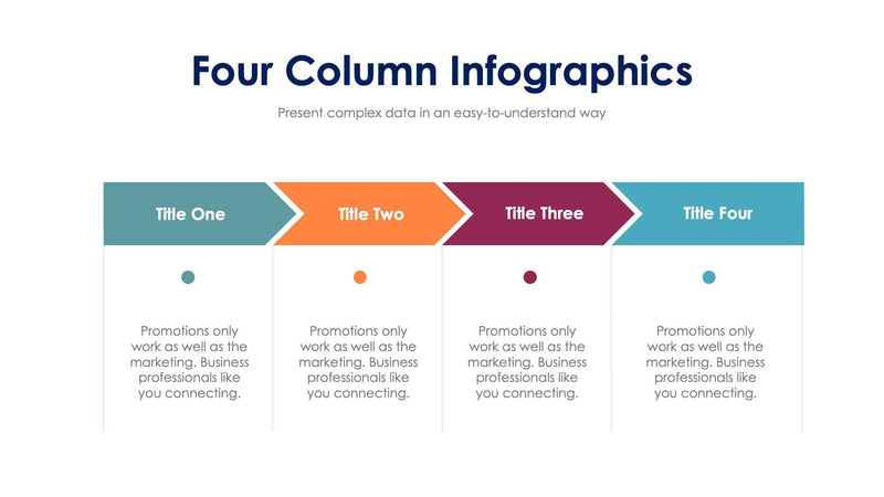Four Column Table Slides | Infografolio