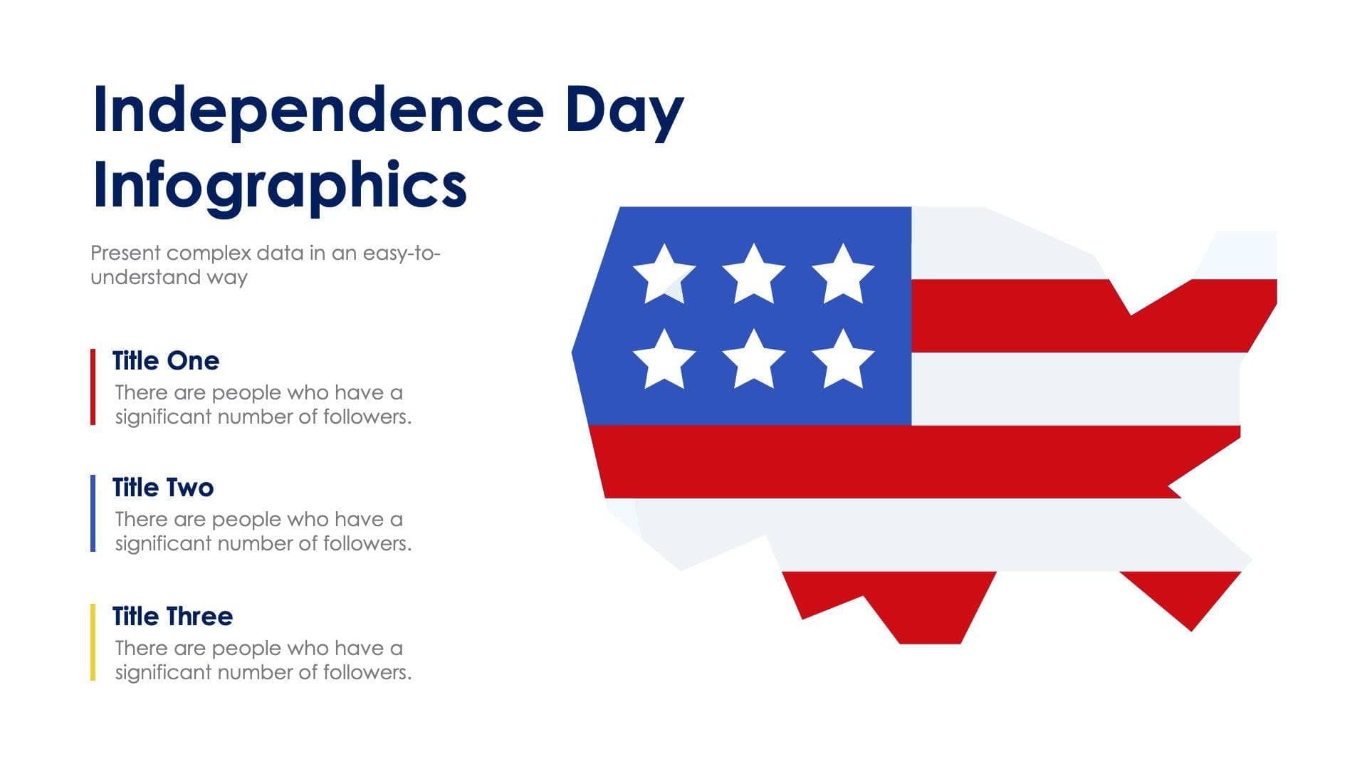 Independence Day Slide Infographic Template S12192301 | Infografolio