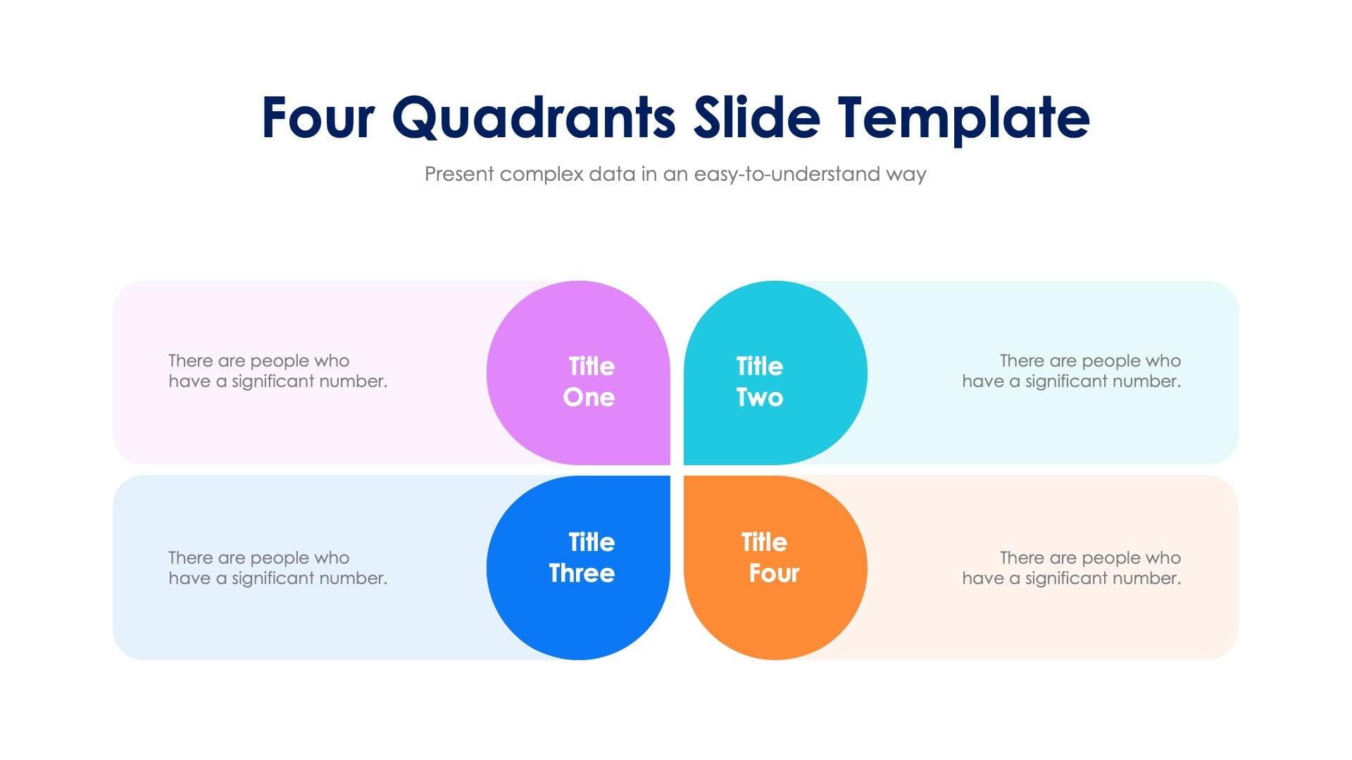 Four Quadrants Slide Infographic Template S09042302 | Infografolio