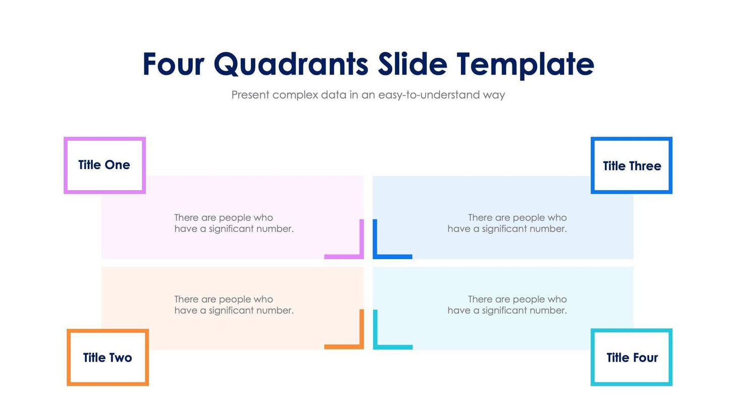 Four Quadrants Slide Infographic Template S09042307 – Infografolio
