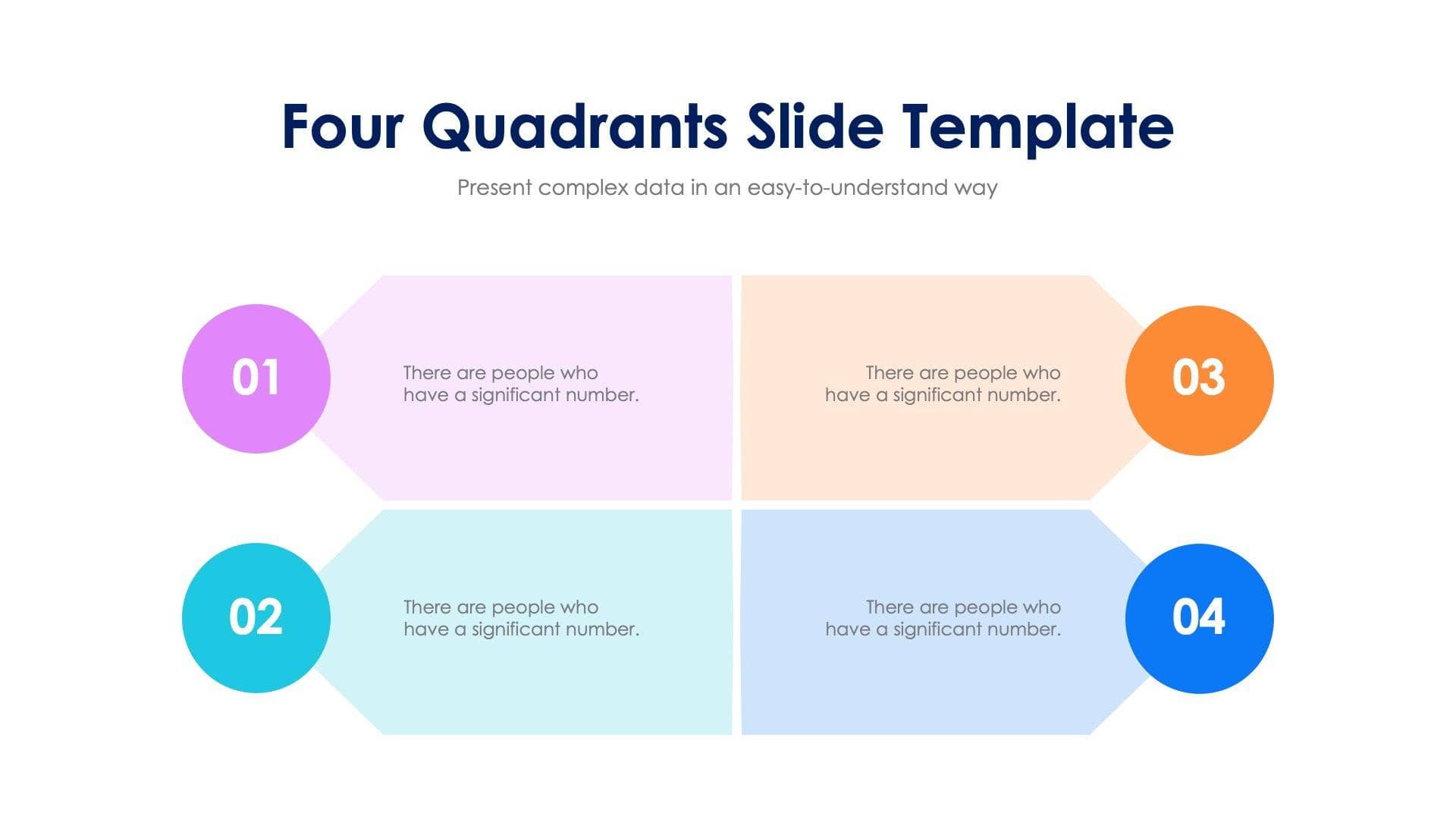 Four Quadrants Slide Infographic Template S09042309 | Infografolio