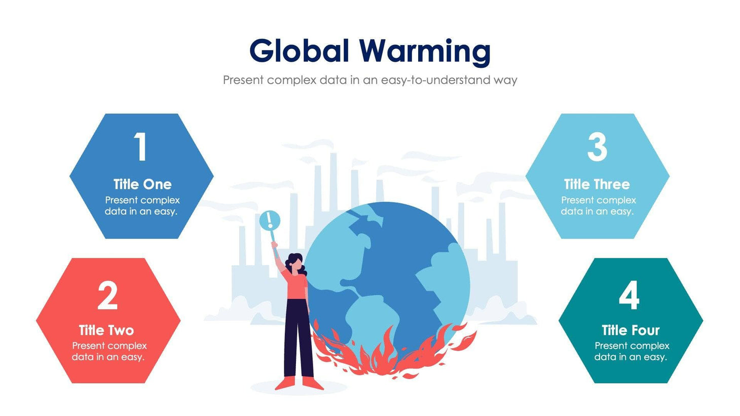Global Warming Slide Infographic Template S02012306 – Infografolio