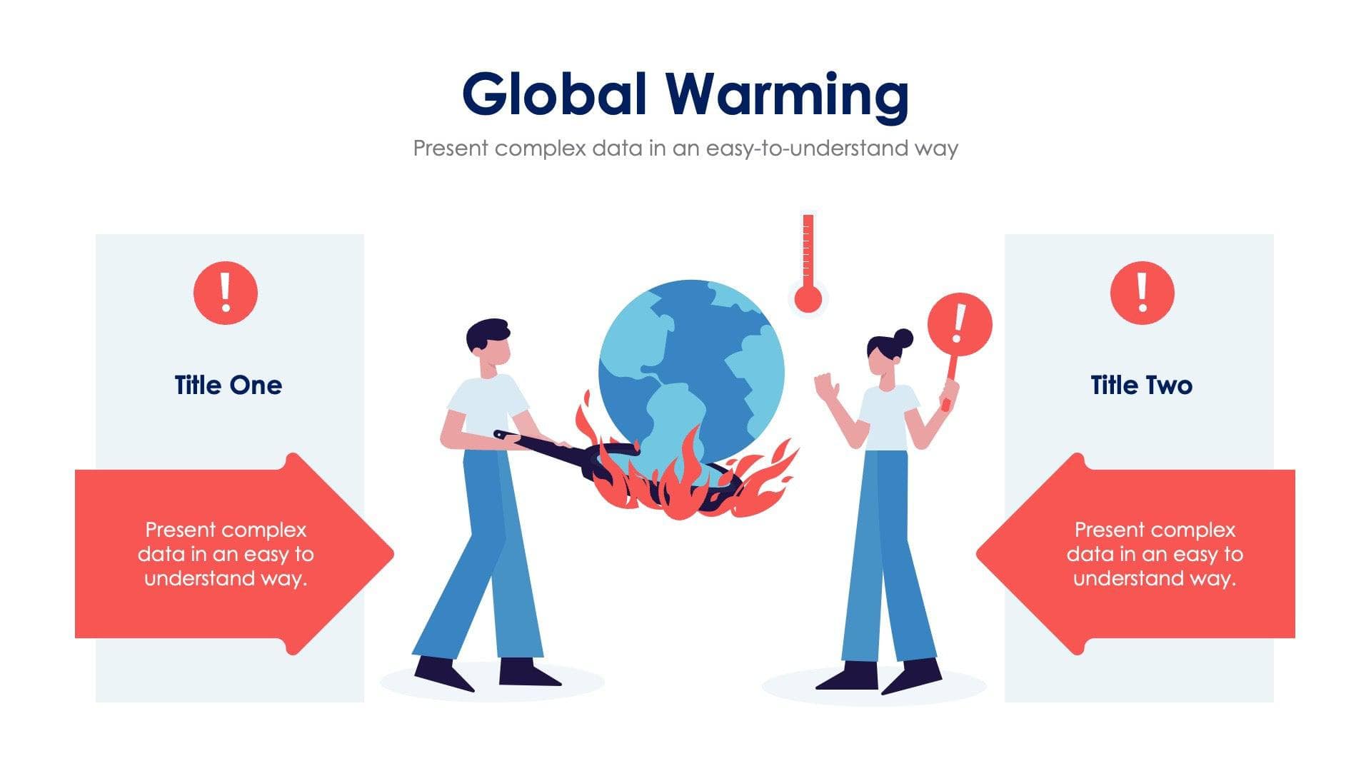 Global Warming Slide Infographic Template S02012307 | Infografolio