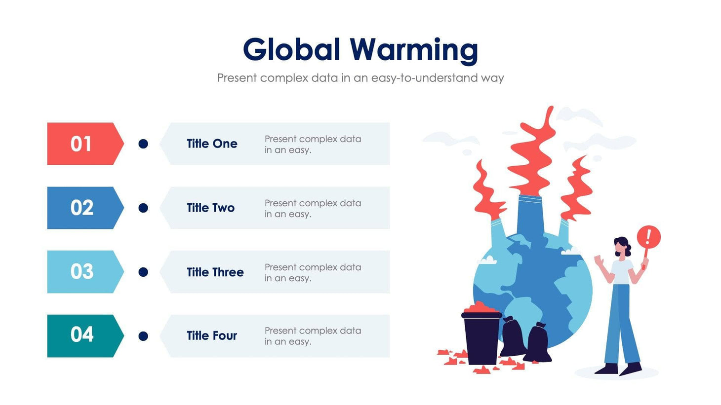 Global Warming Slide Infographic Template S02012308 – Infografolio