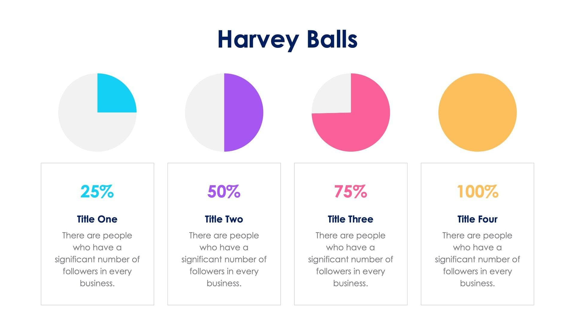 Harvey Balls Slide Infographic Template S06232302 | Infografolio