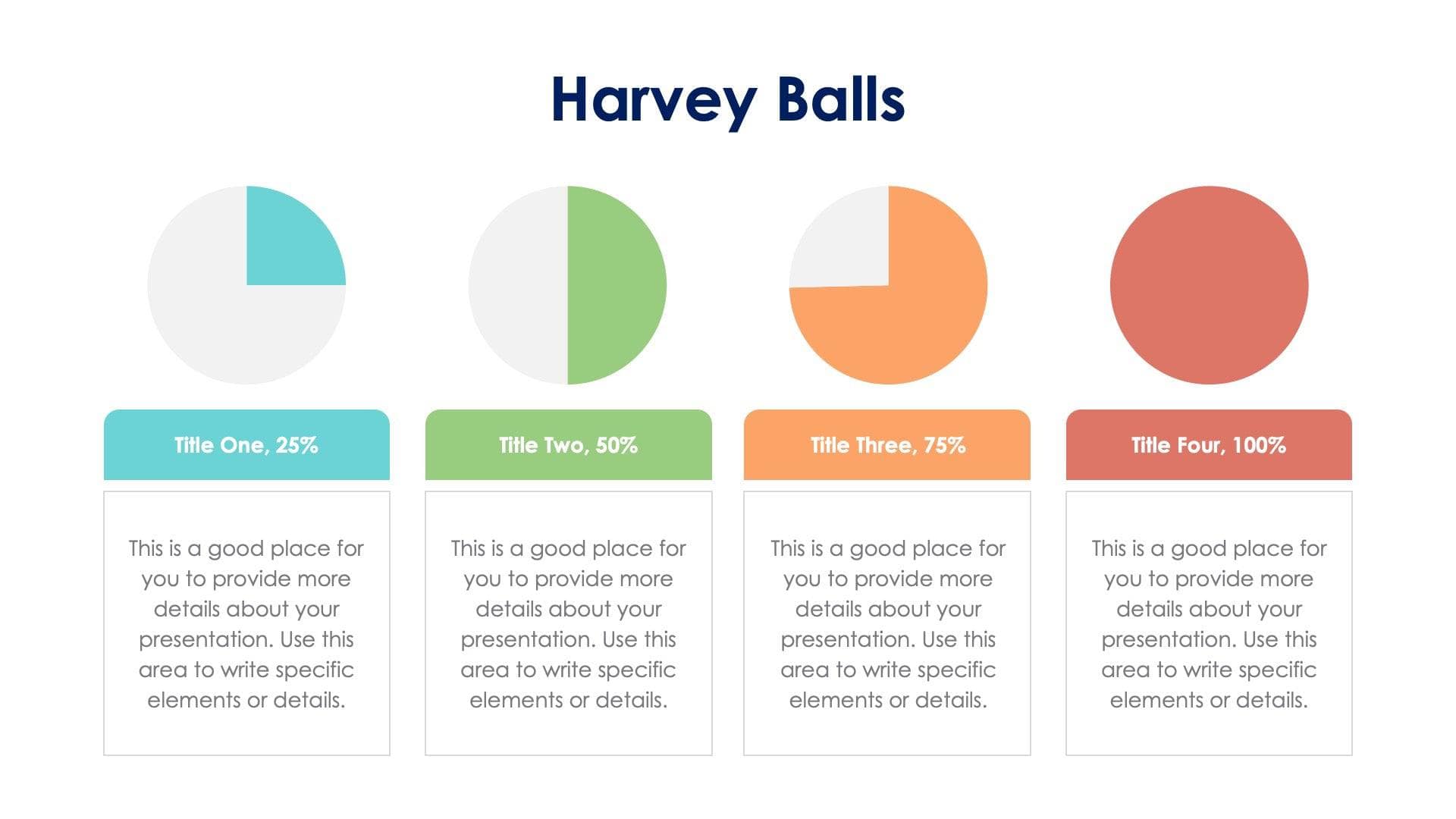 Harvey Balls Slide Infographic Template S06232312 | Infografolio