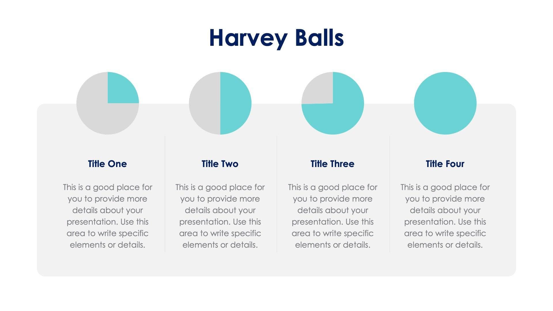 Harvey Balls Slide Infographic Template S06232317 | Infografolio