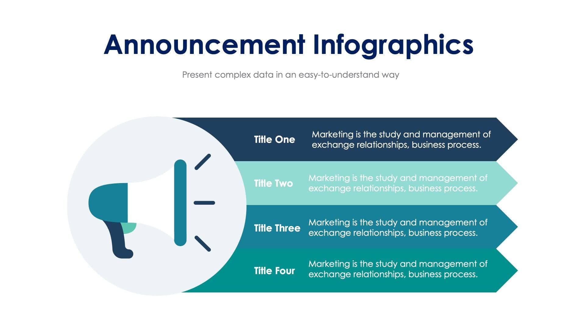 Announcement Slide Infographic Template S12192301 | Infografolio