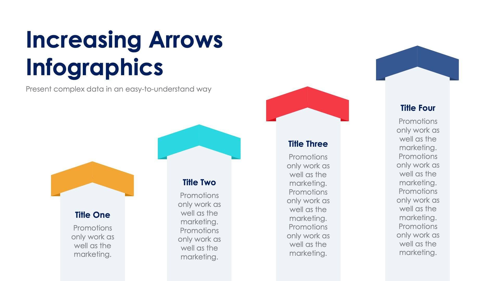 Increasing Arrows Slide Infographic Template S12192301 | Infografolio