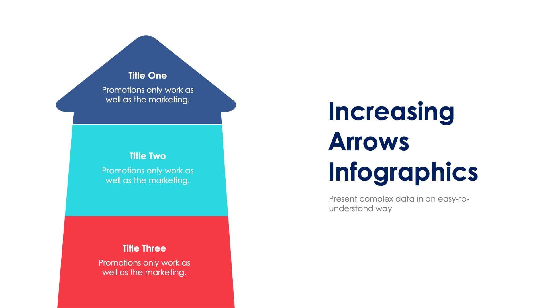 Increasing Arrows Slide Infographic Template S12192304 | Infografolio