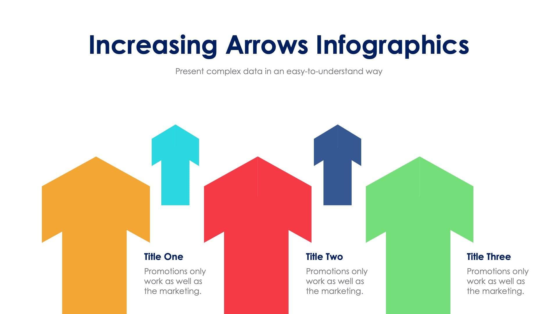 Increasing Arrows Slide Infographic Template S12192305 | Infografolio