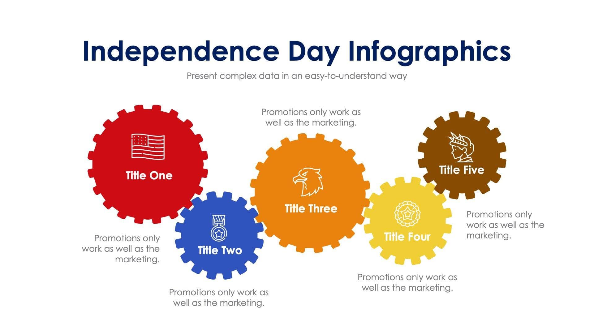 Independence Day Slide Infographic Template S12192304 | Infografolio