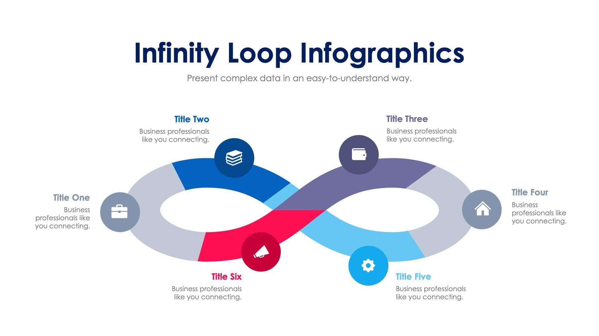 Infinity Loop Slide Infographic Template S03042403 | Infografolio