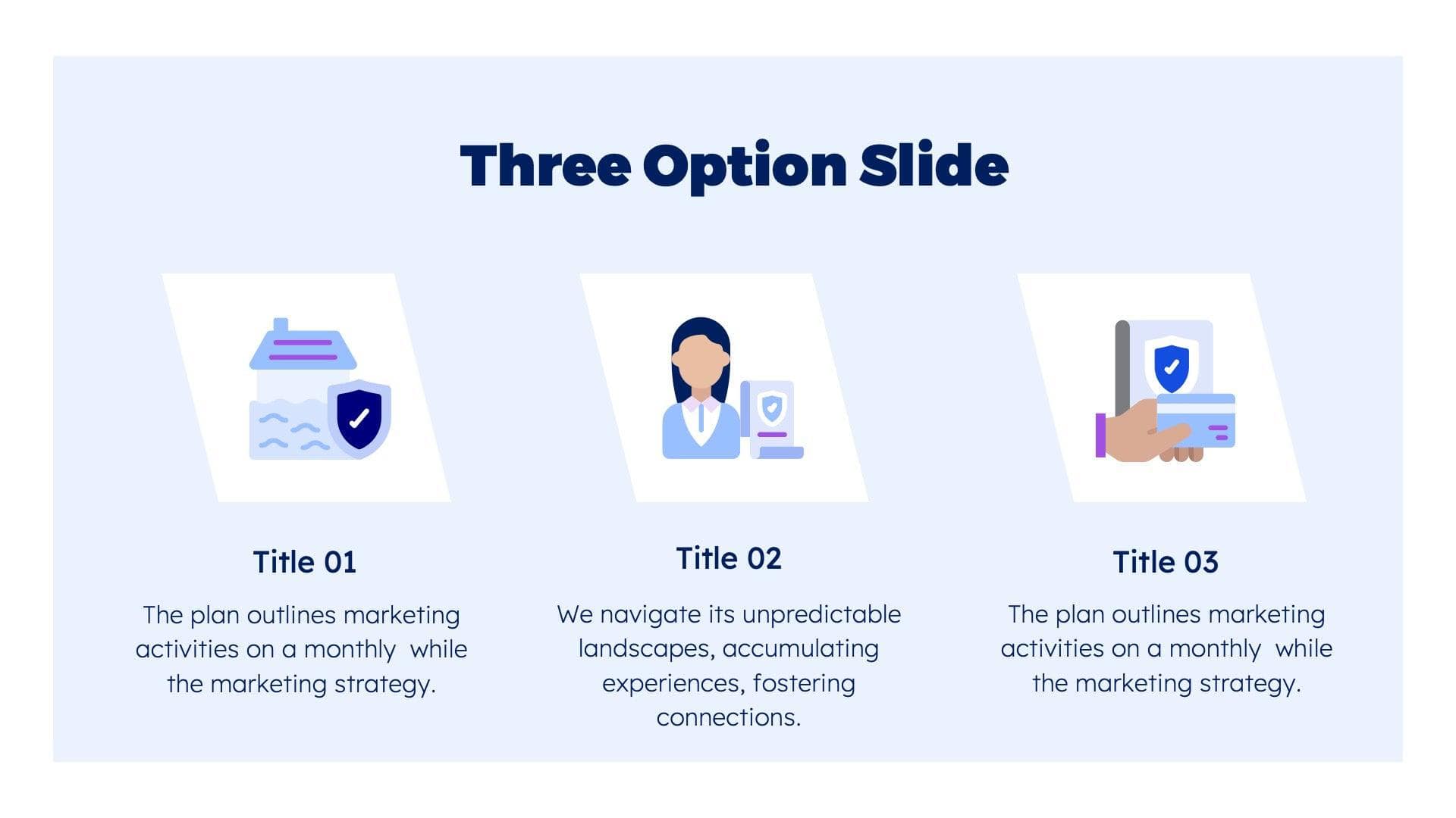 Insurance Press Presentation Template S09152301 | Infografolio
