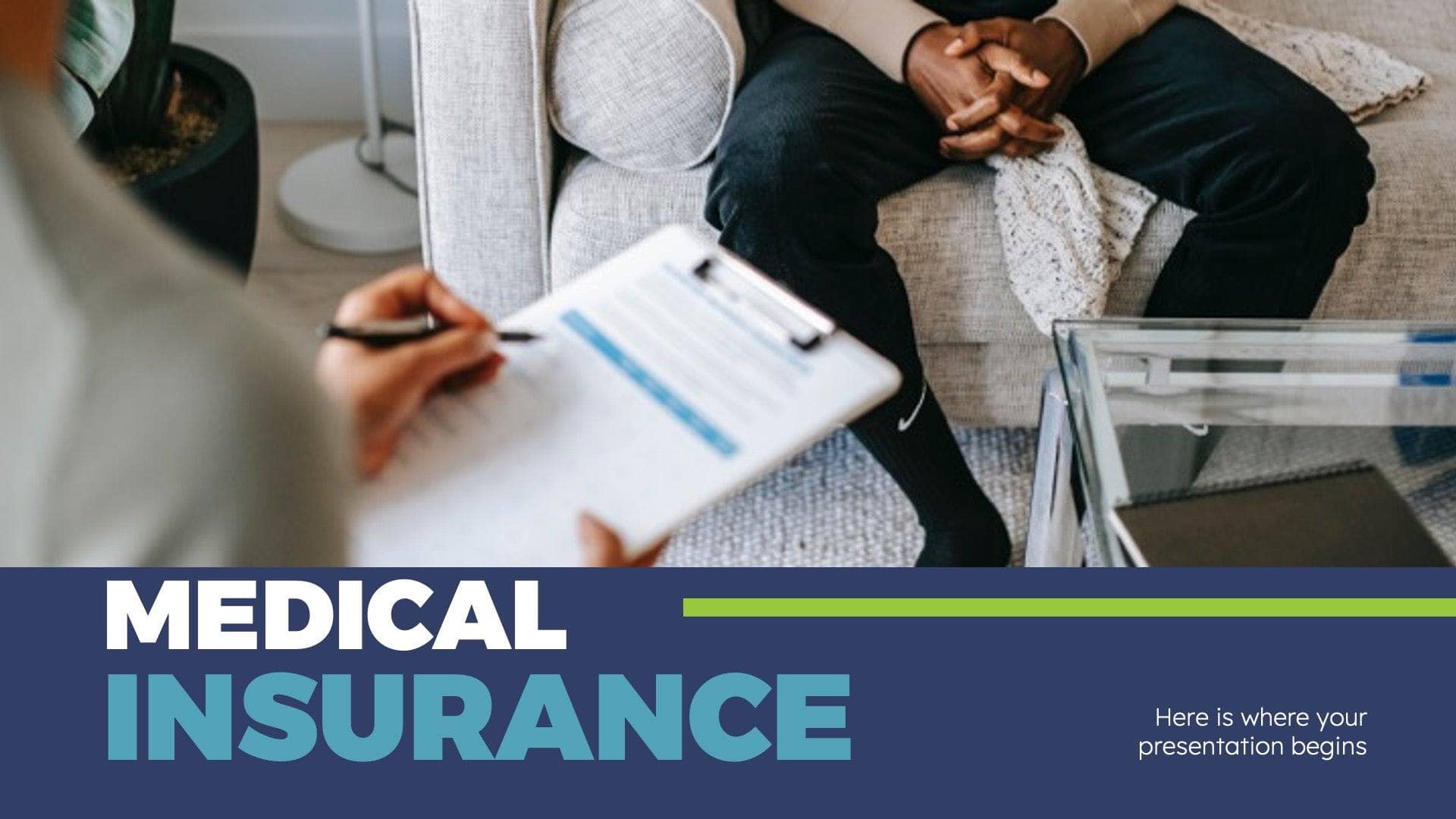 Medical Insurance Presentation Template S09192301 | Infografolio