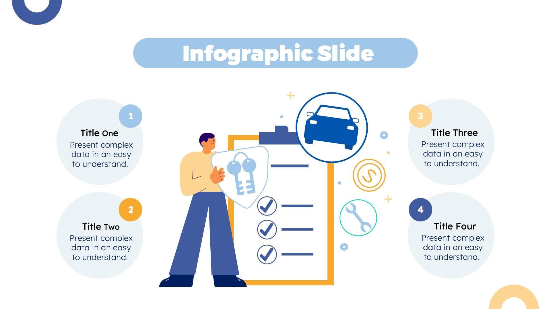 Types of Insurance Presentation Template S09192301 | Infografolio