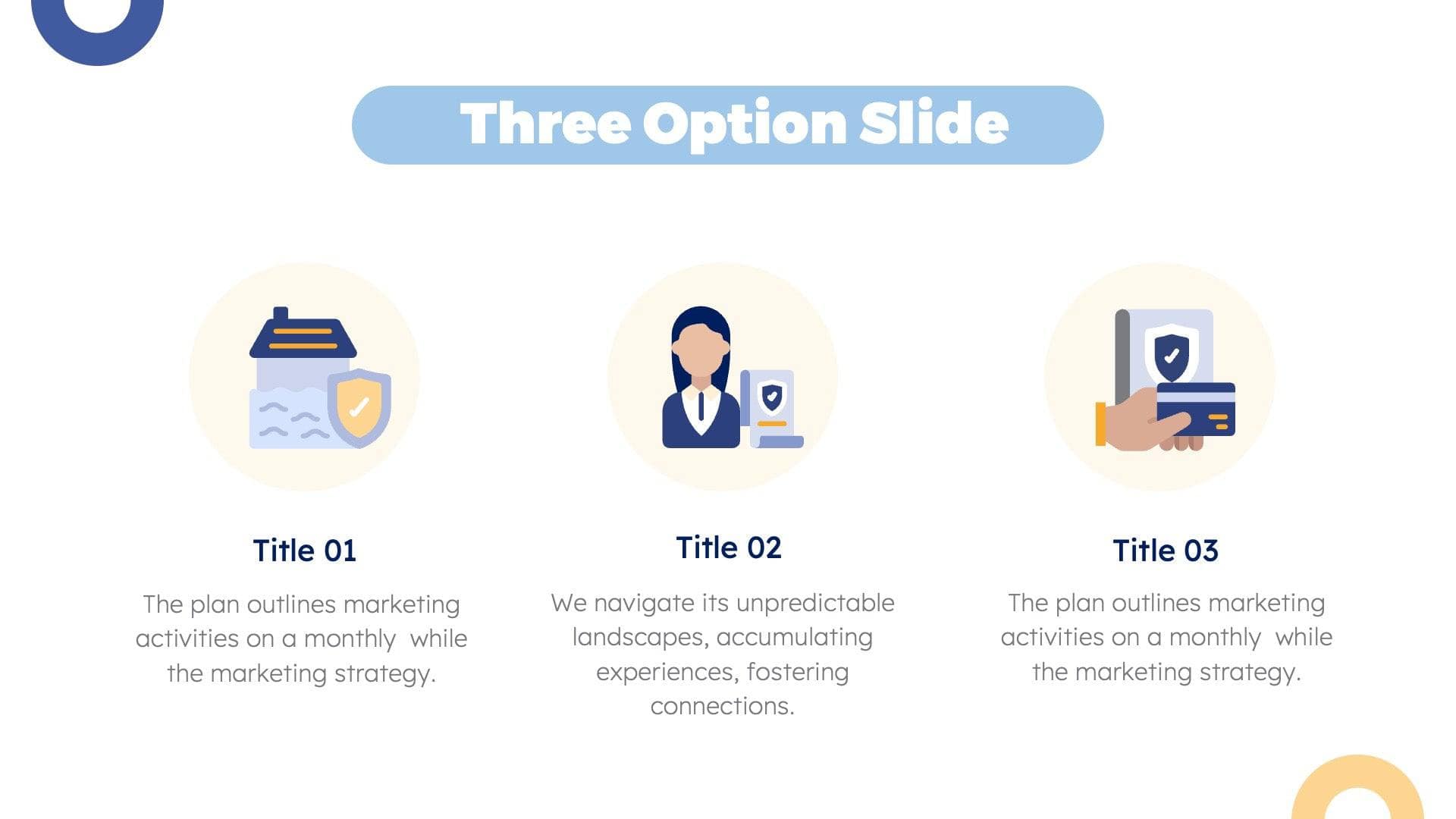 Types of Insurance Presentation Template S09192301 | Infografolio