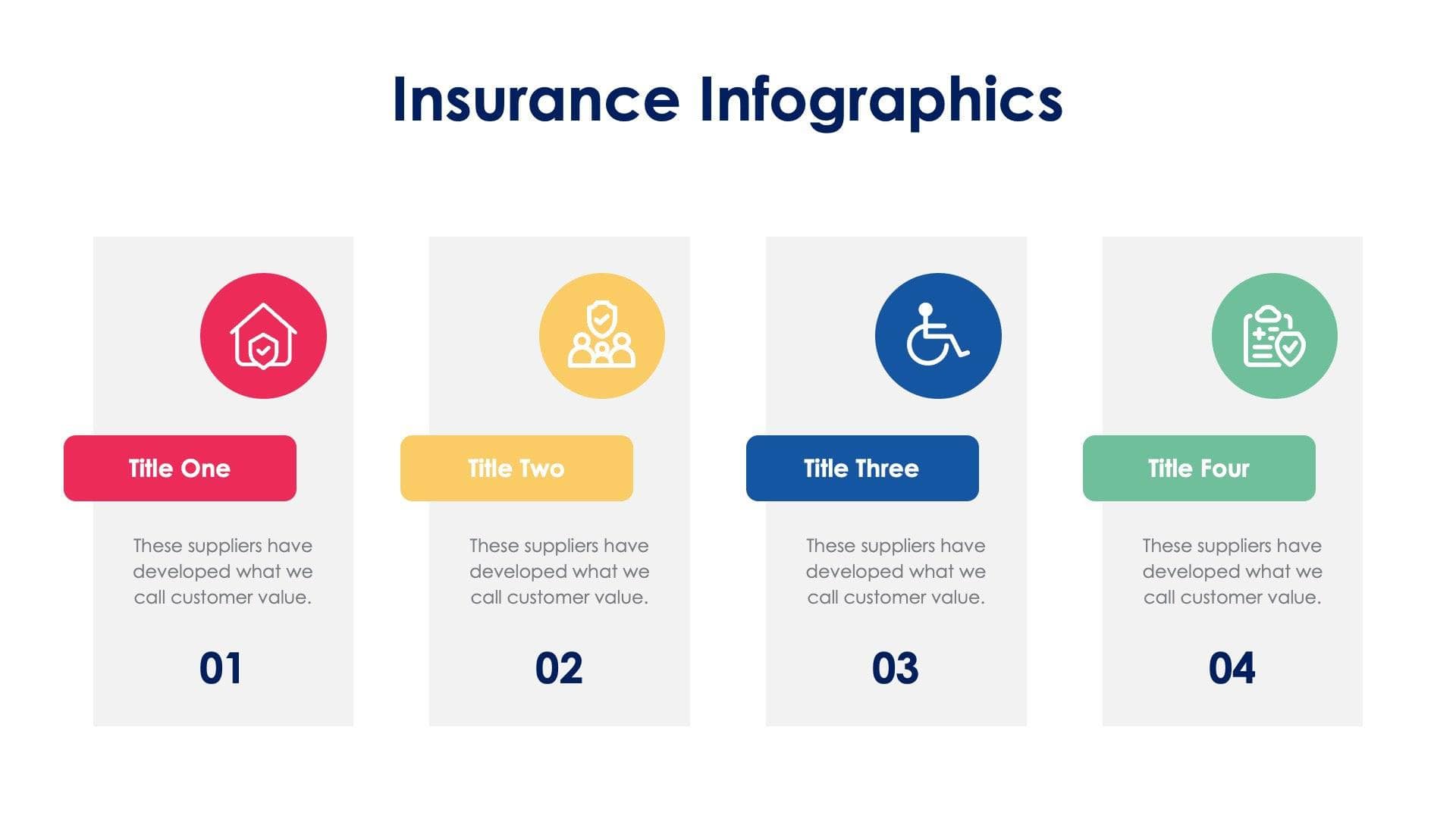 Insurance Slide Infographic Template S06262319 | Infografolio