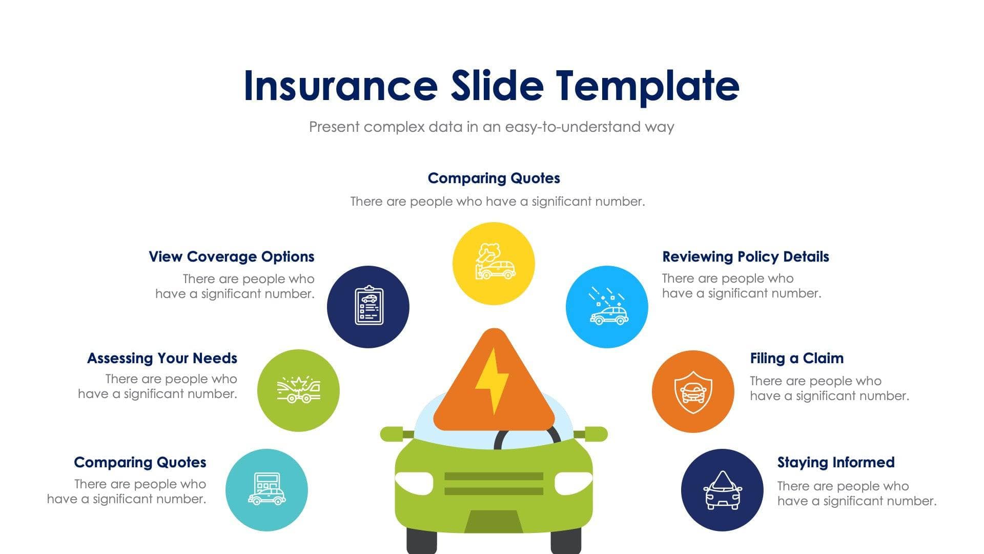 Insurance Slide Infographic Template S09042307 | Infografolio