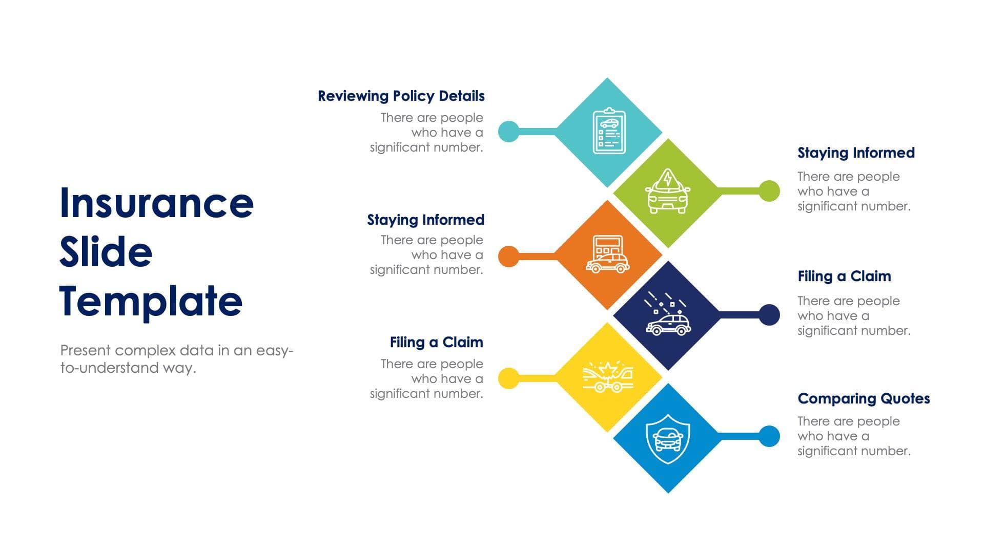 Insurance Slide Infographic Template S09042309 | Infografolio