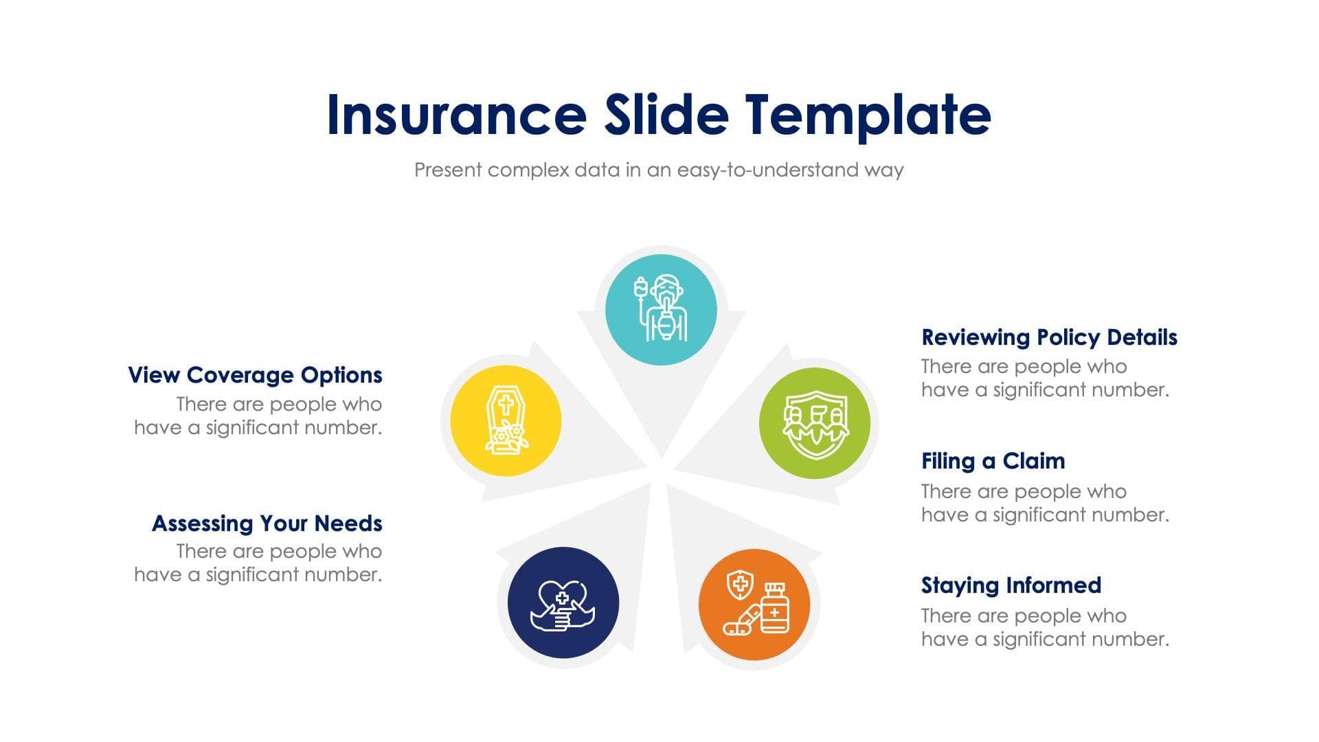 Insurance Slide Infographic Template S09042314 | Infografolio