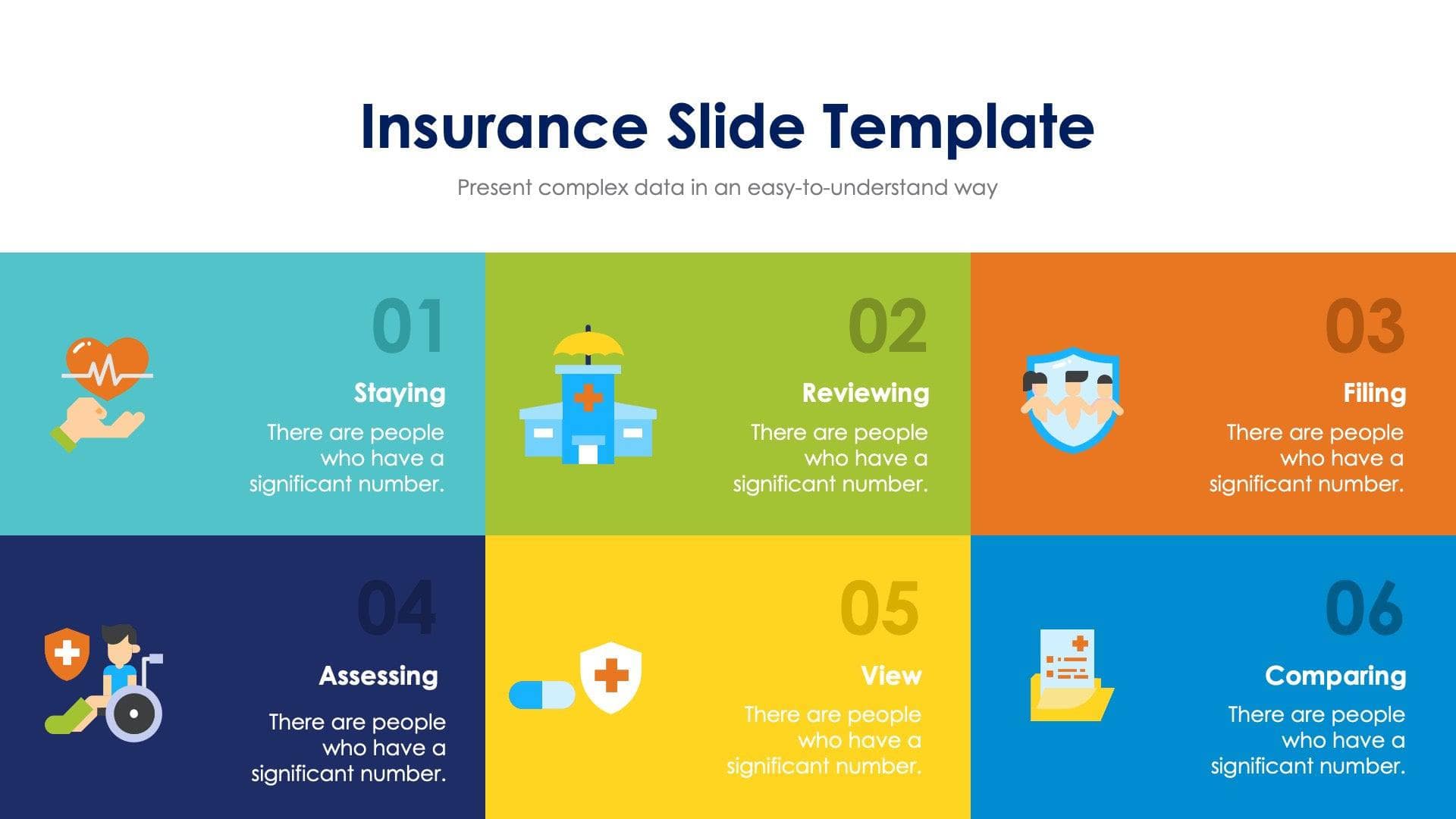 Insurance Slide Infographic Template S09042318 | Infografolio