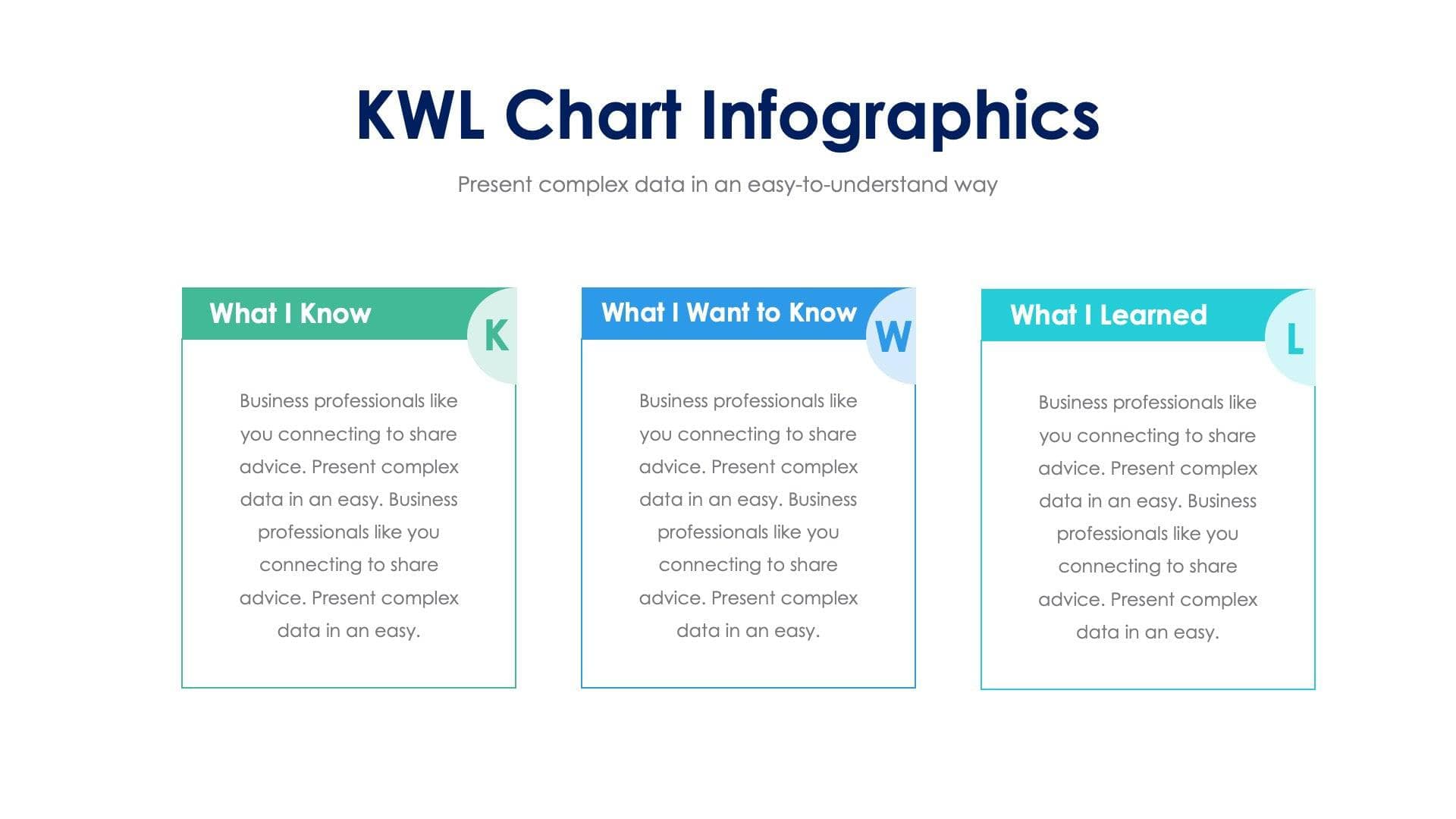 KWL Chart Slide Infographic Template S11272303 | Infografolio