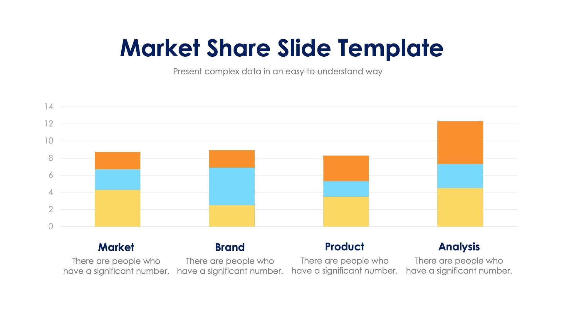 Market Share Slide Infographic Template S09042304 | Infografolio