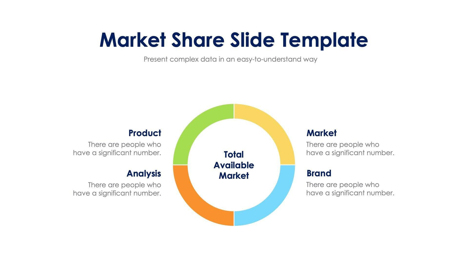 Market Share Slide Infographic Template S09042305 – Infografolio