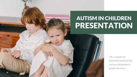 Autism in Children Presentation Template S08172301 – Infografolio