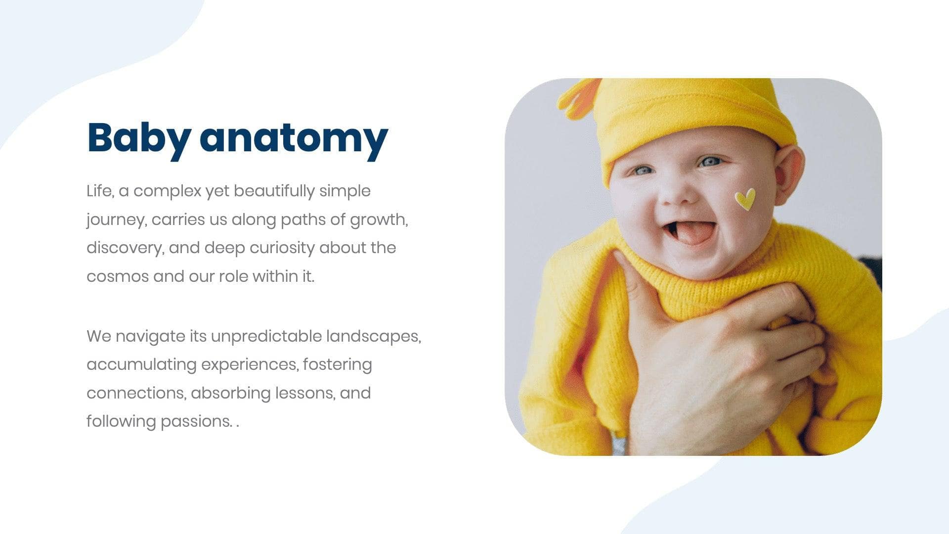 Blue Light and Yellow Simple Anatomy Presentation Template S07252301 ...