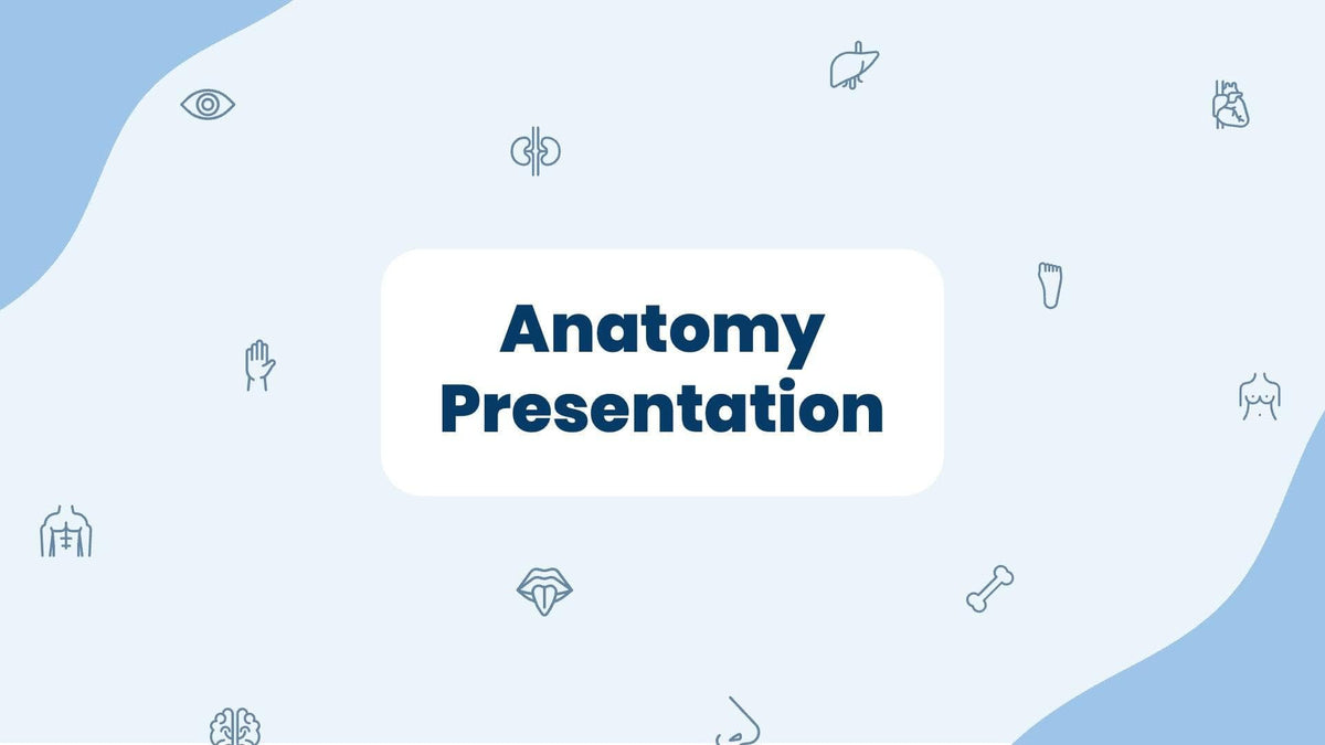 Blue Light and Yellow Simple Anatomy Presentation Template S07252301 ...