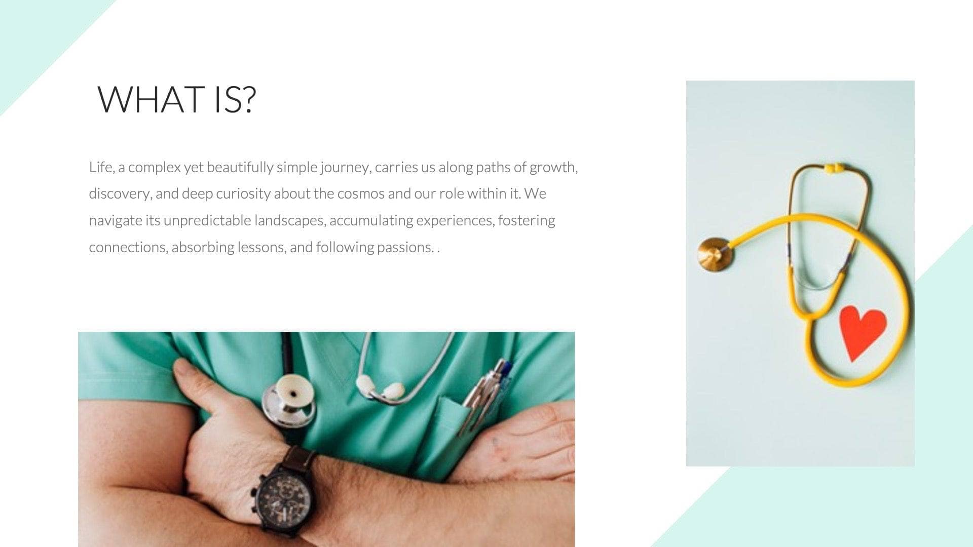 Colorful Professional and Simple Heart Presentation Template S07242301 ...