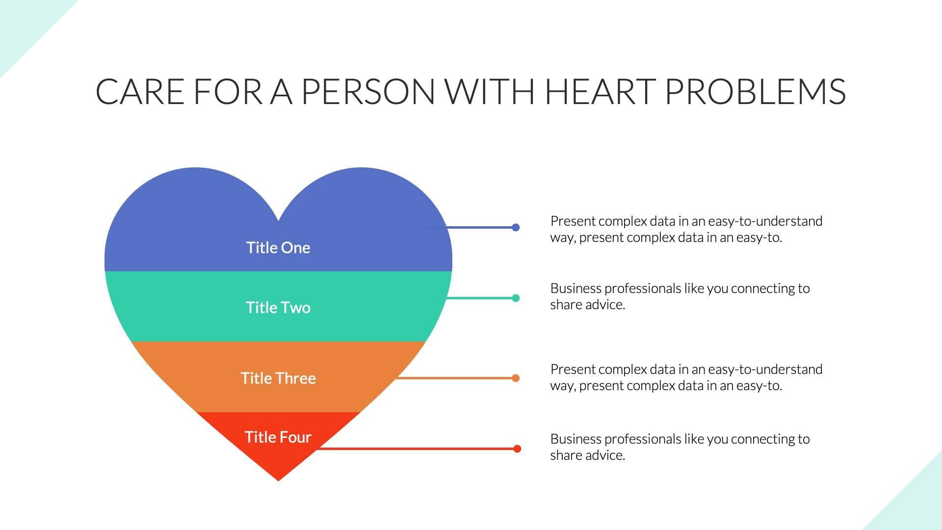 Colorful Professional and Simple Heart Presentation Template S07242301 ...
