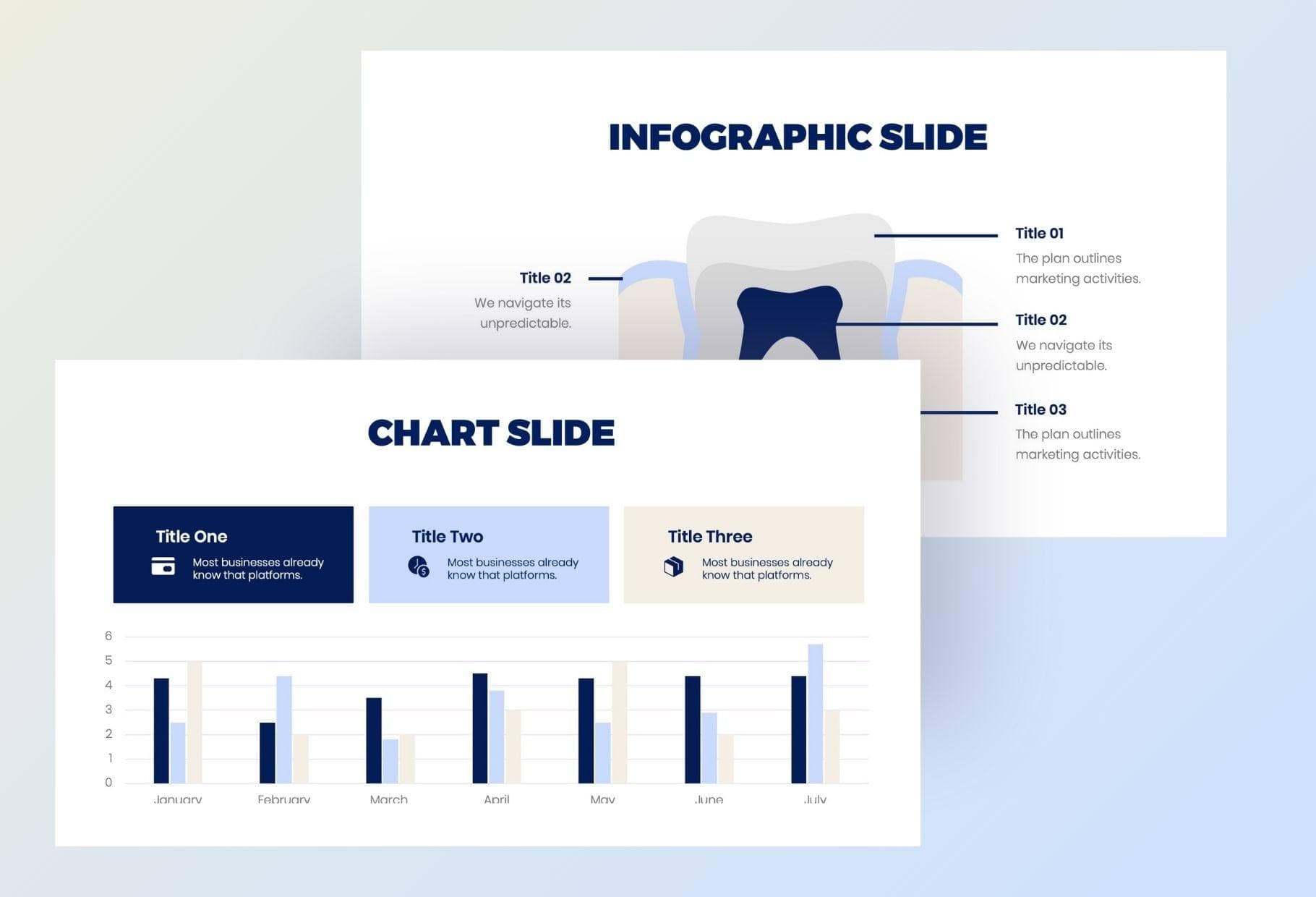 Dental Health Presentation Template S08112301 | Infografolio