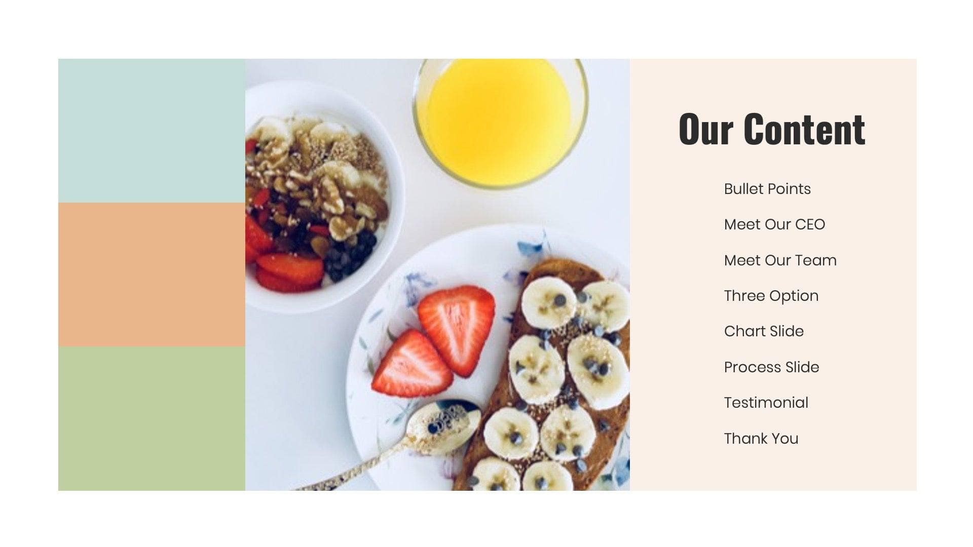 Healthy Lifestyle Presentation Template S08072301 | Infografolio