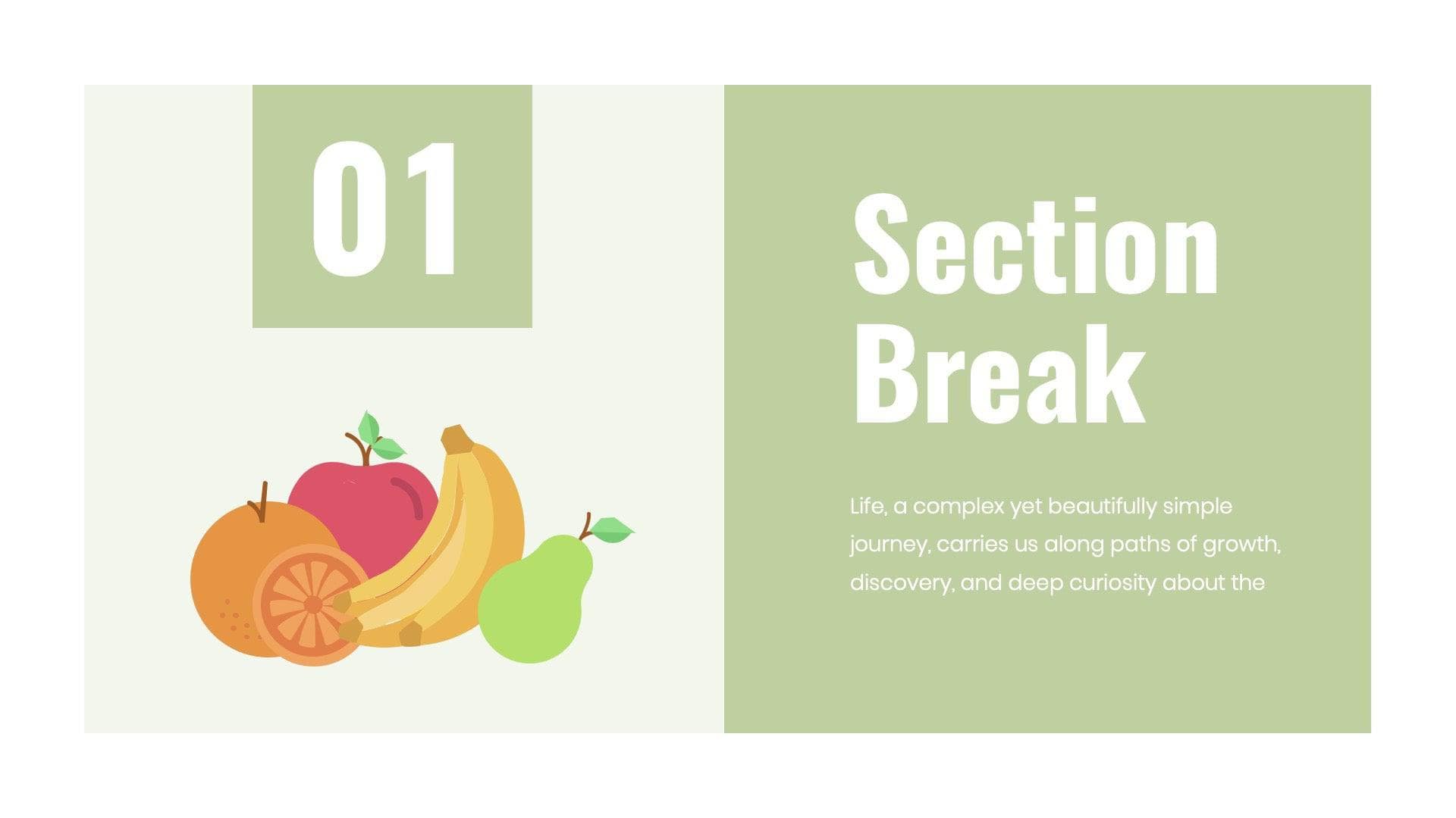 Healthy Lifestyle Presentation Template S08072301 | Infografolio