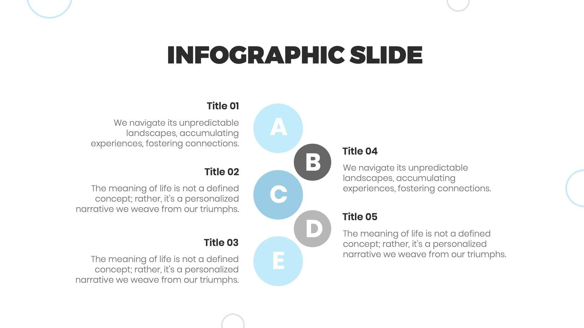 Insomnia Presentation Template S08142301 | Infografolio