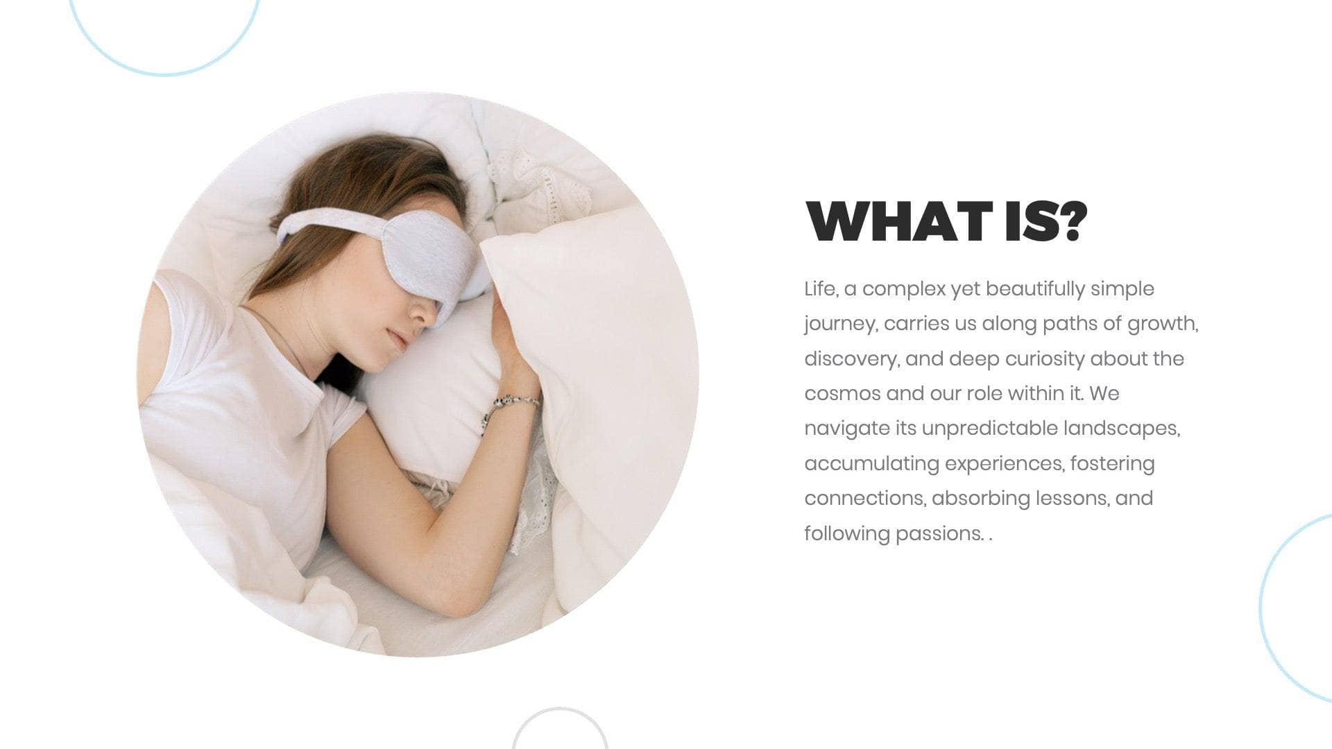 Insomnia Presentation Template S08142301 | Infografolio
