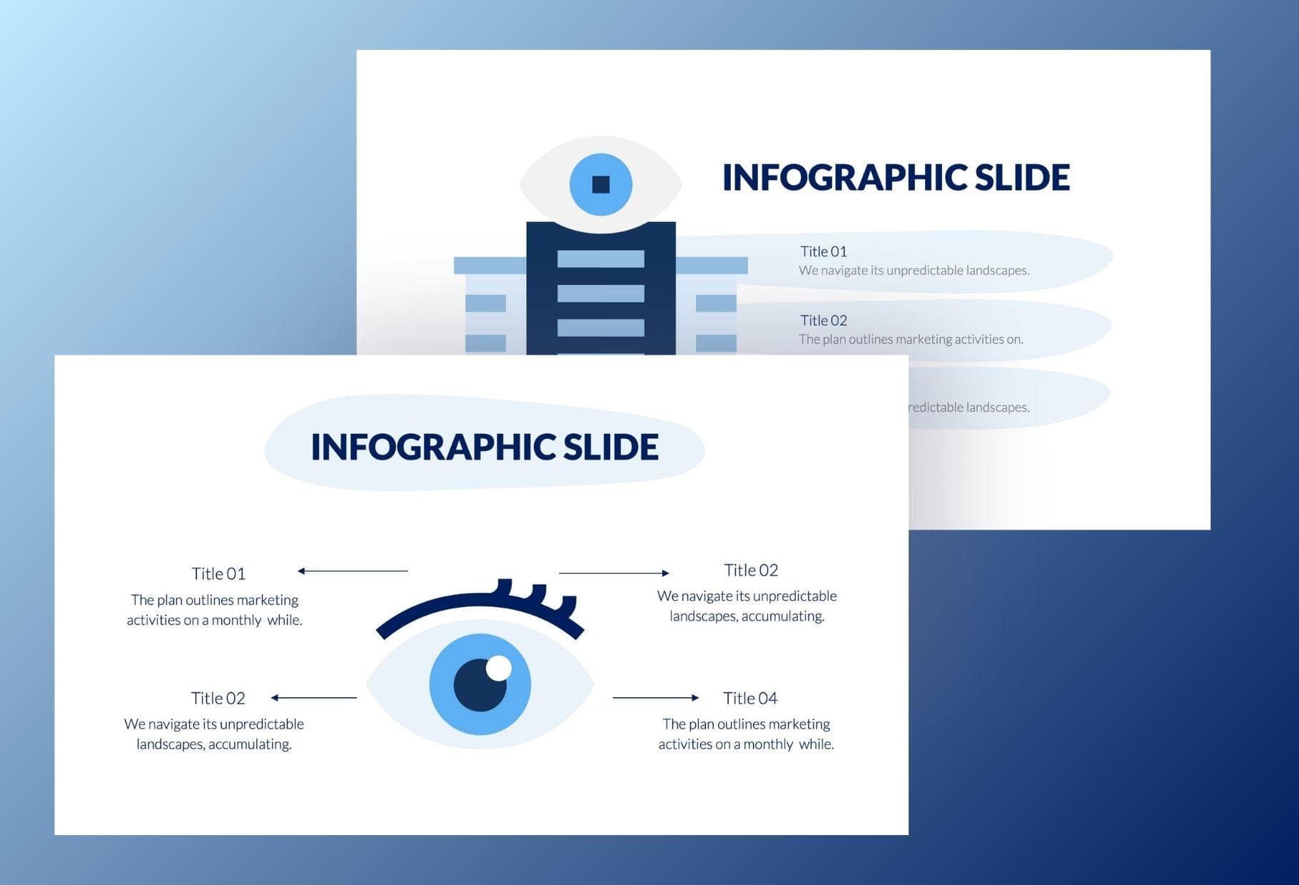 Ophthalmology Presentation Template S08202301 | Infografolio