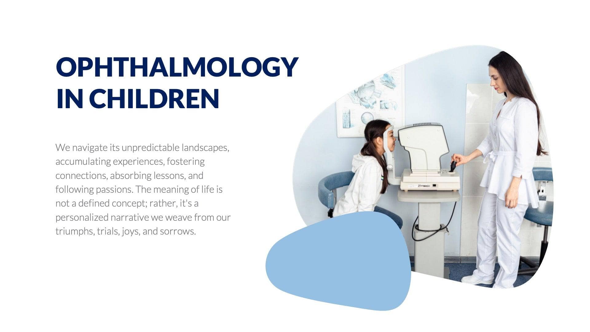 Ophthalmology Presentation Template S08202301 | Infografolio