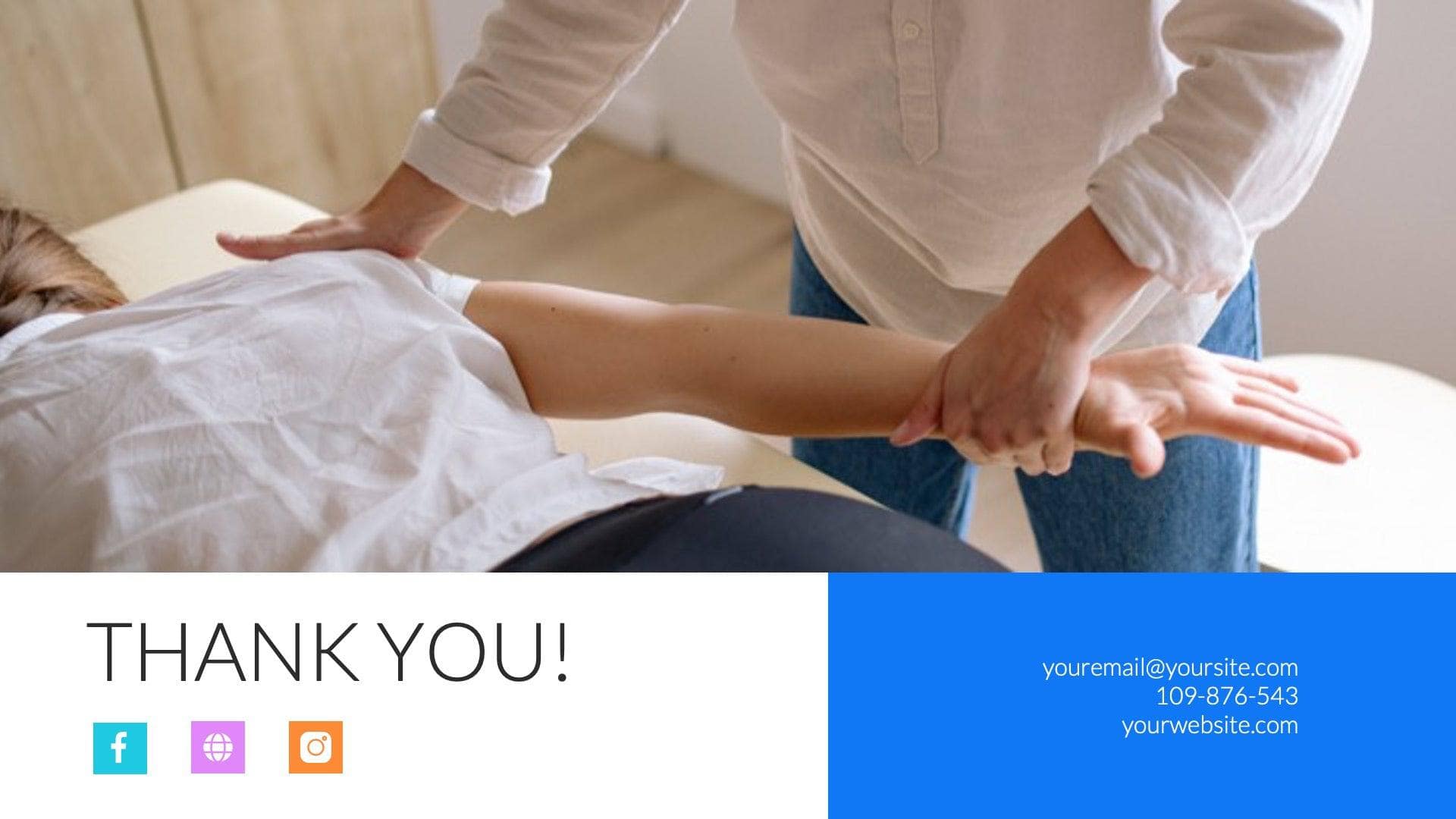 Physiotherapy Presentation Template S08142301 | Infografolio