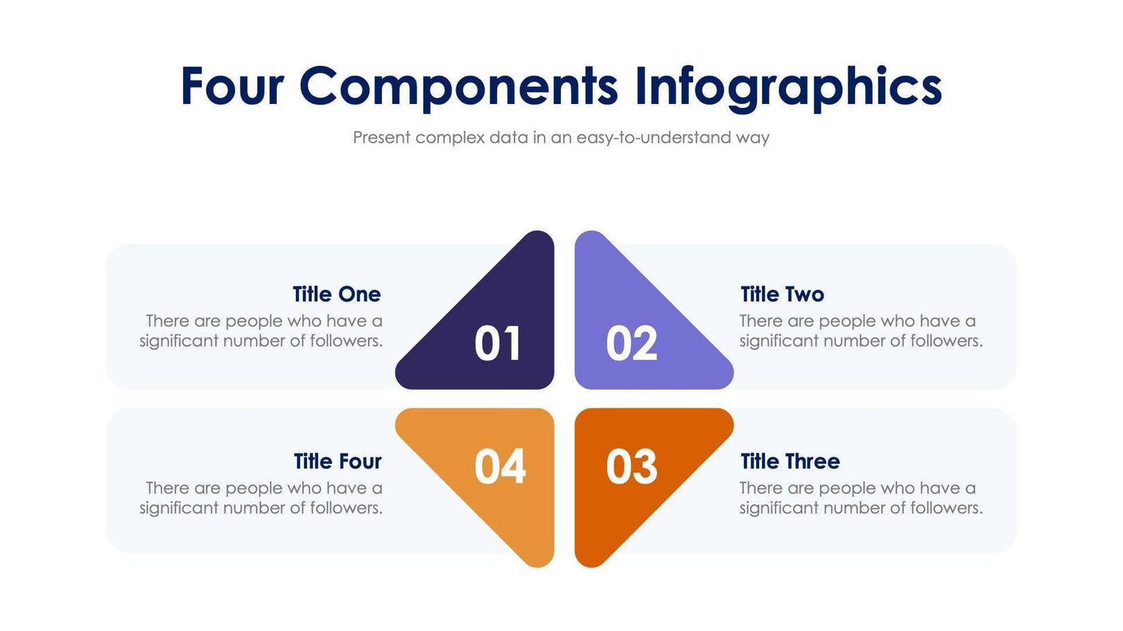 Four Components Infographic Template S01182401 – Infografolio