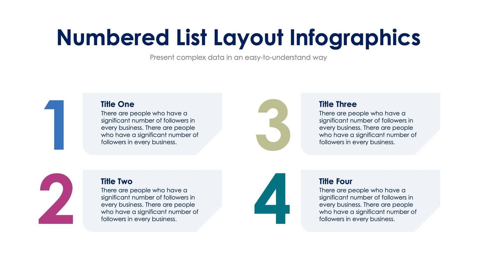 Numbered List Layout Slide Infographic Template S02212403 – Infografolio