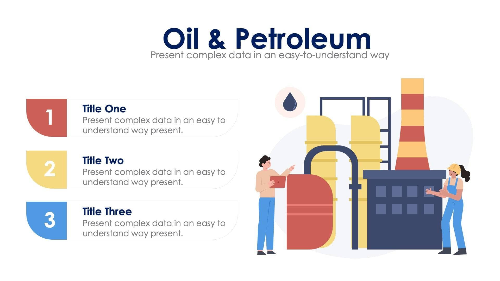 Oild And Petroleum Slide Infographic Template S01132315 | Infografolio